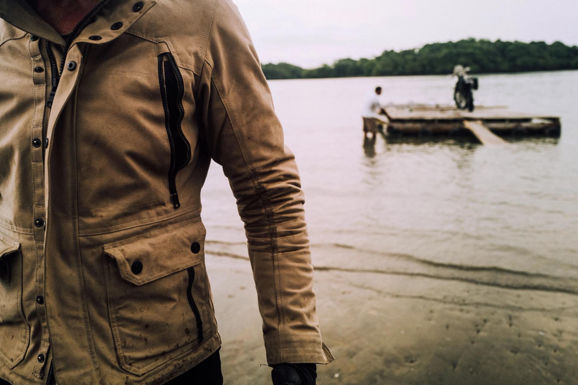 Mojave Motorcycle Jacket - Dark Sand