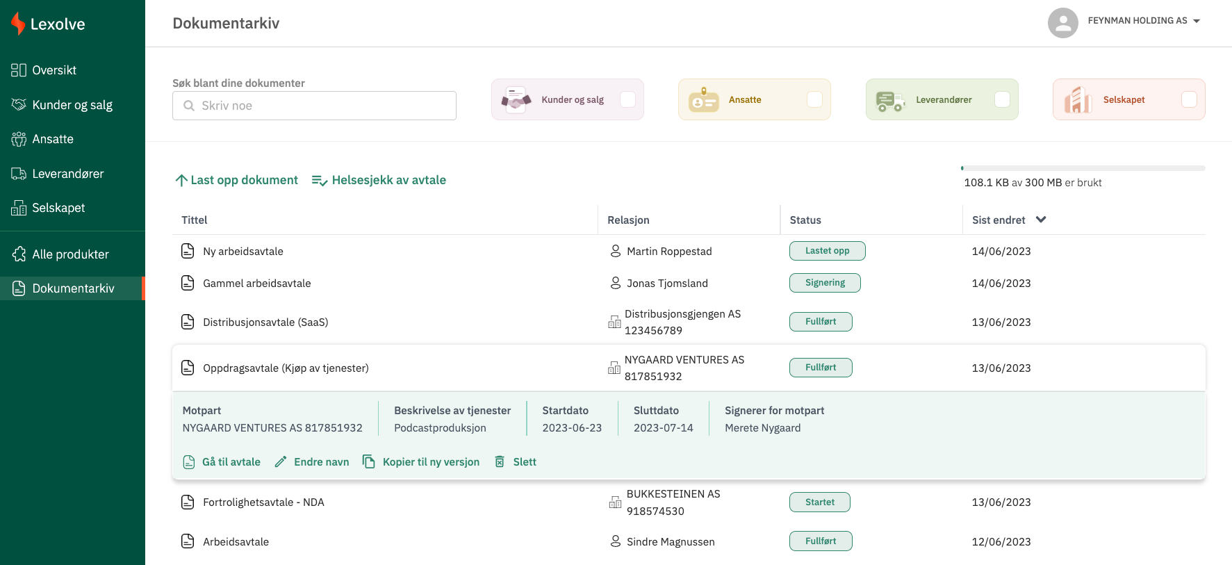 Oppgradert arkiv | Lexolve