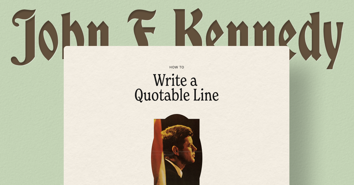 How to Write a Quotable Line | Writing Examples