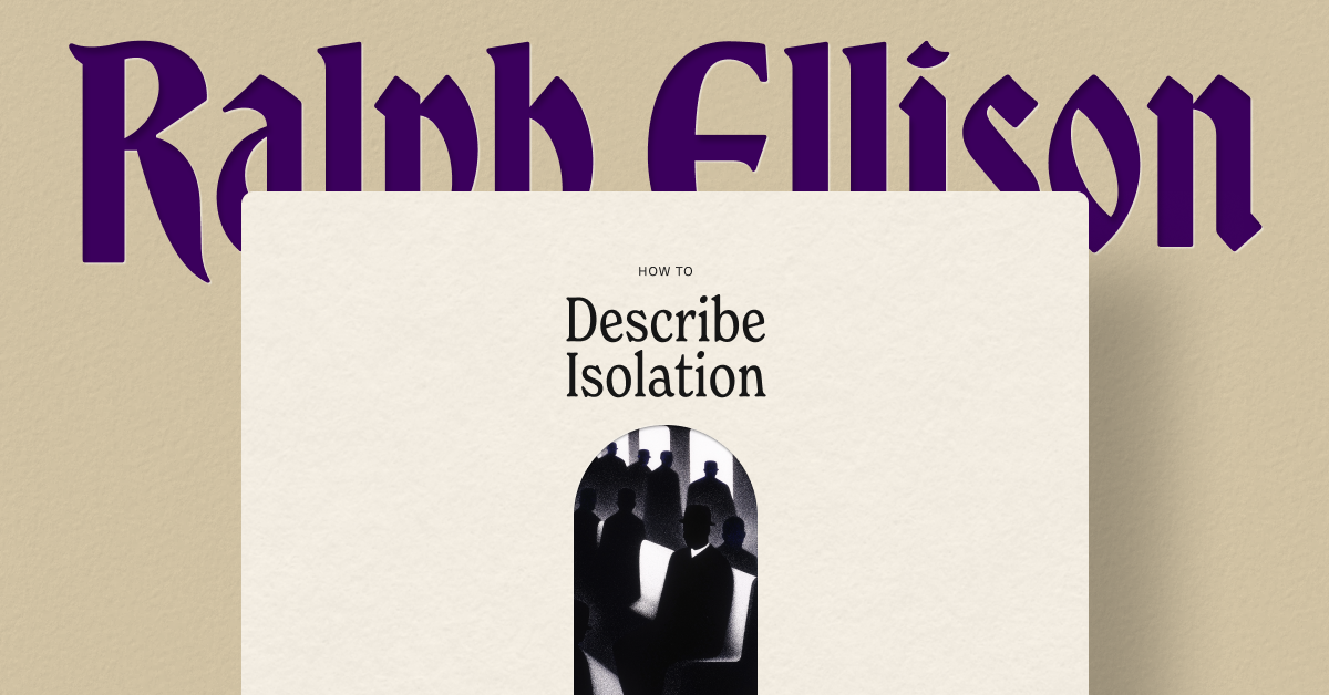How to Describe Isolation | Writing Examples
