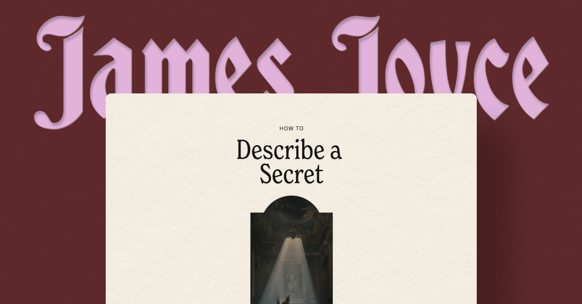 How to Describe a Secret | Writing Examples