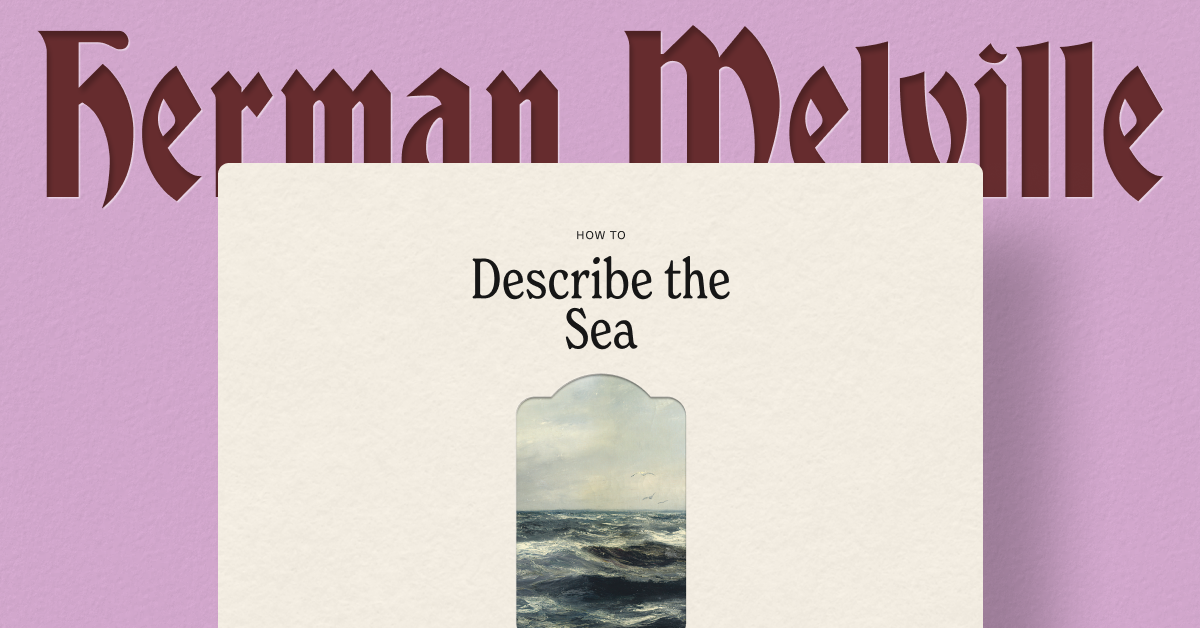 How to Describe the Sea | Writing Examples