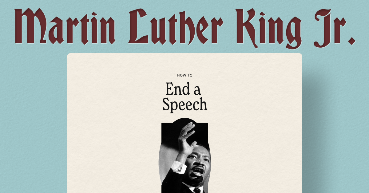 How to End a Speech | Writing Examples