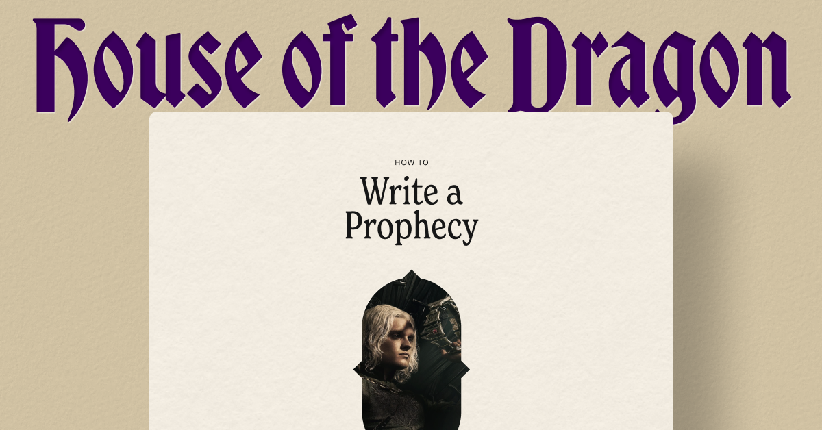 How to Write a Prophecy | Writing Examples