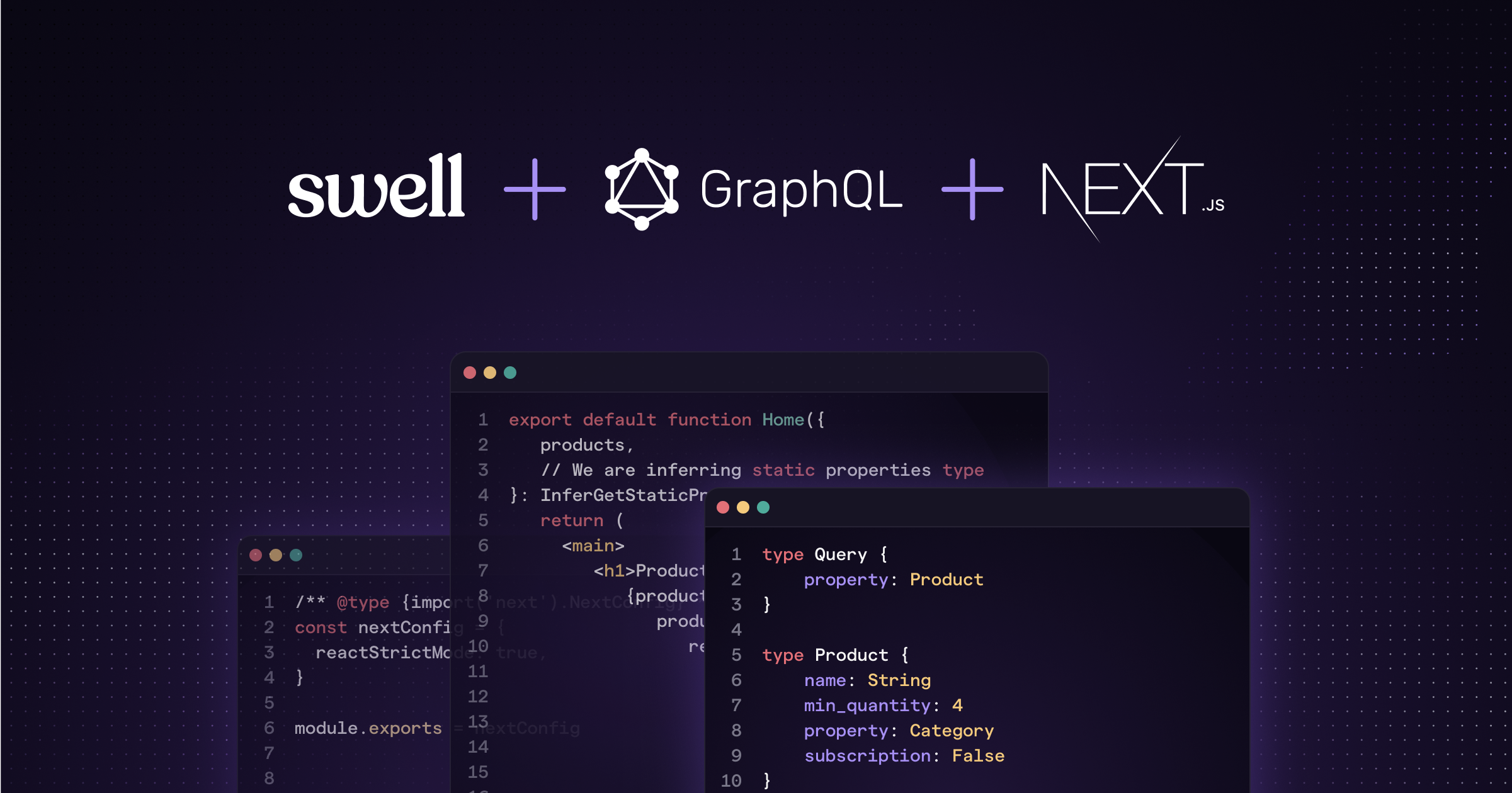 Swell + Next.JS + GraphQL: Building modern ecommerce experiences ... Swell + Next.JS + GraphQL: Building modern ecommerce experiences ...