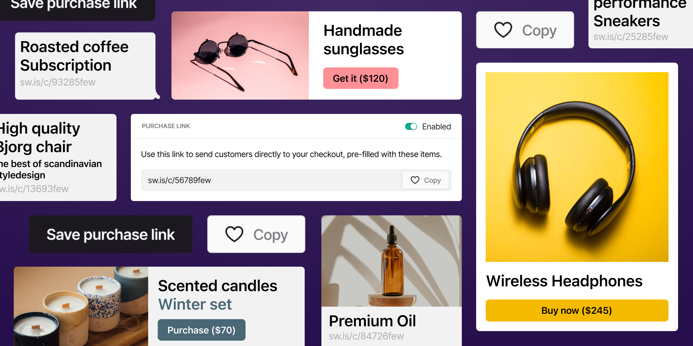 Product feature: Purchase Links | Swell blog