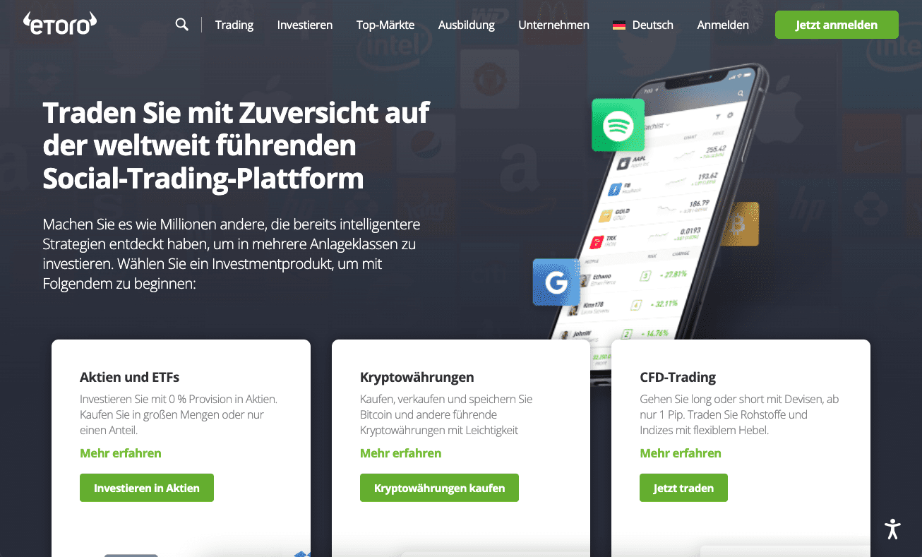 eToro - Erfahrungen und Test (12/2025) | BTC-ECHO