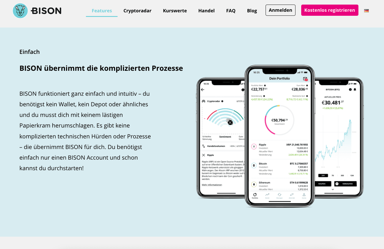 BISON App - Test und Erfahrungen (01/2024)