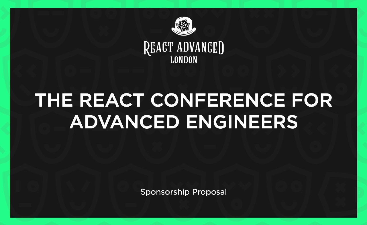 Sponsorship proposal - React Advanced Conference 2025