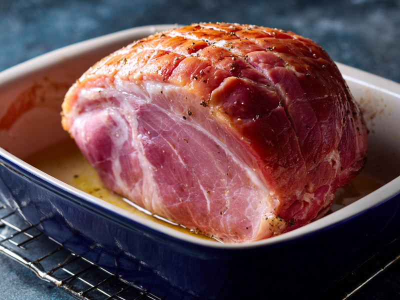 Small Batch Brown Sugar Glazed Ham