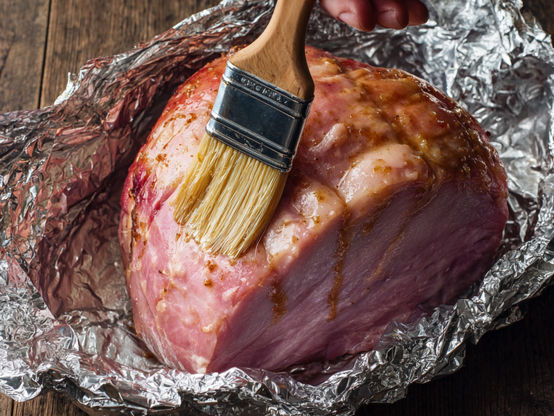 Small Batch Brown Sugar Glazed Ham