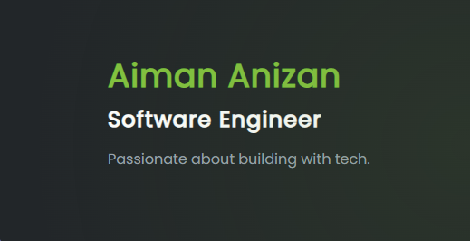 Aiman Anizan