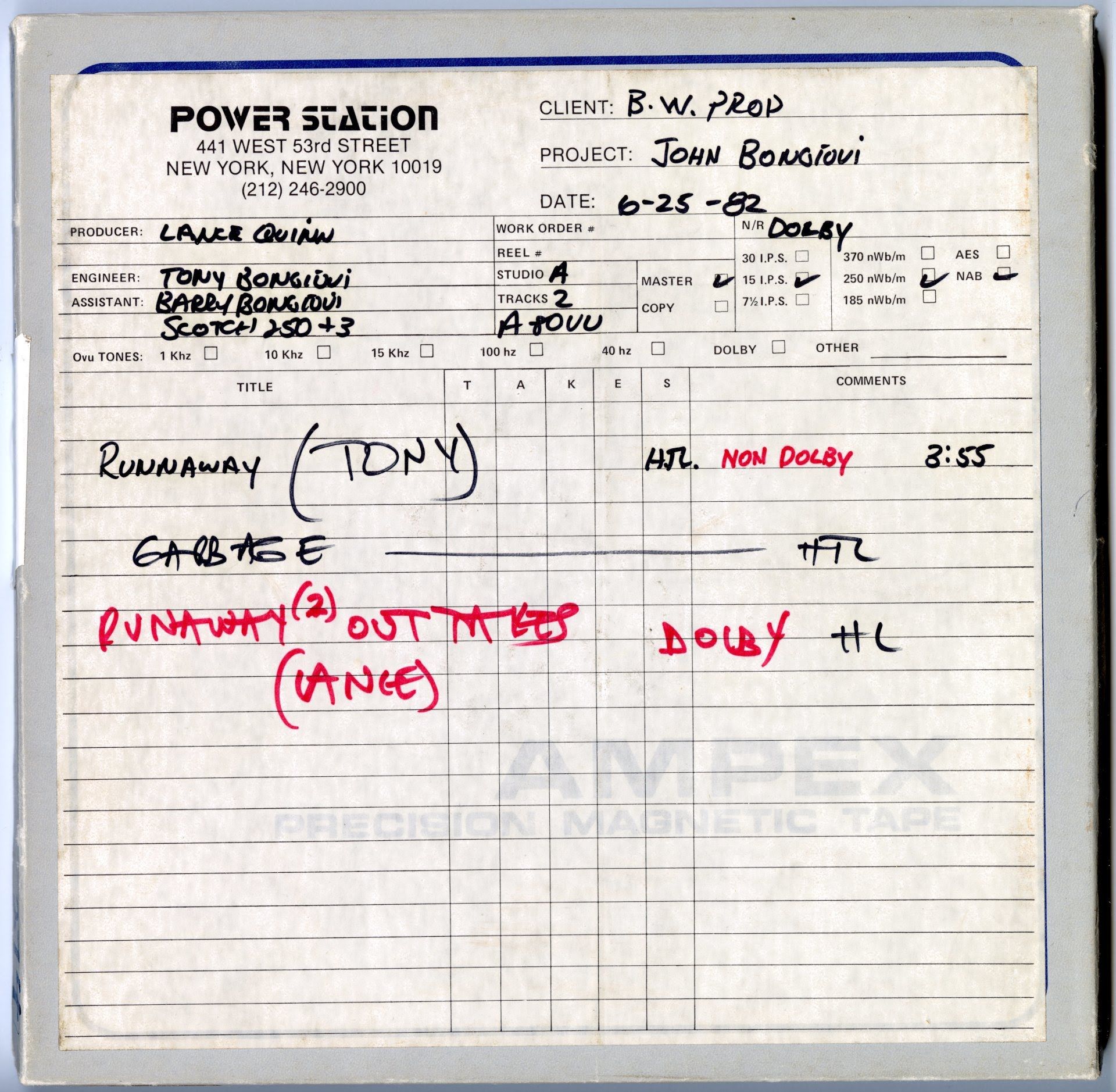 Runaway | Backstage with Bon Jovi