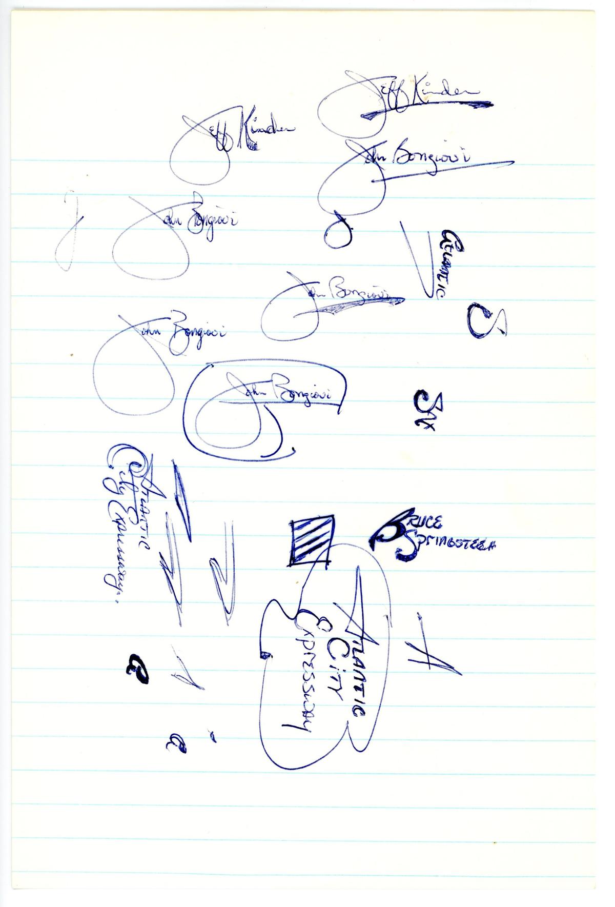 Practice Signatures | Backstage with Bon Jovi