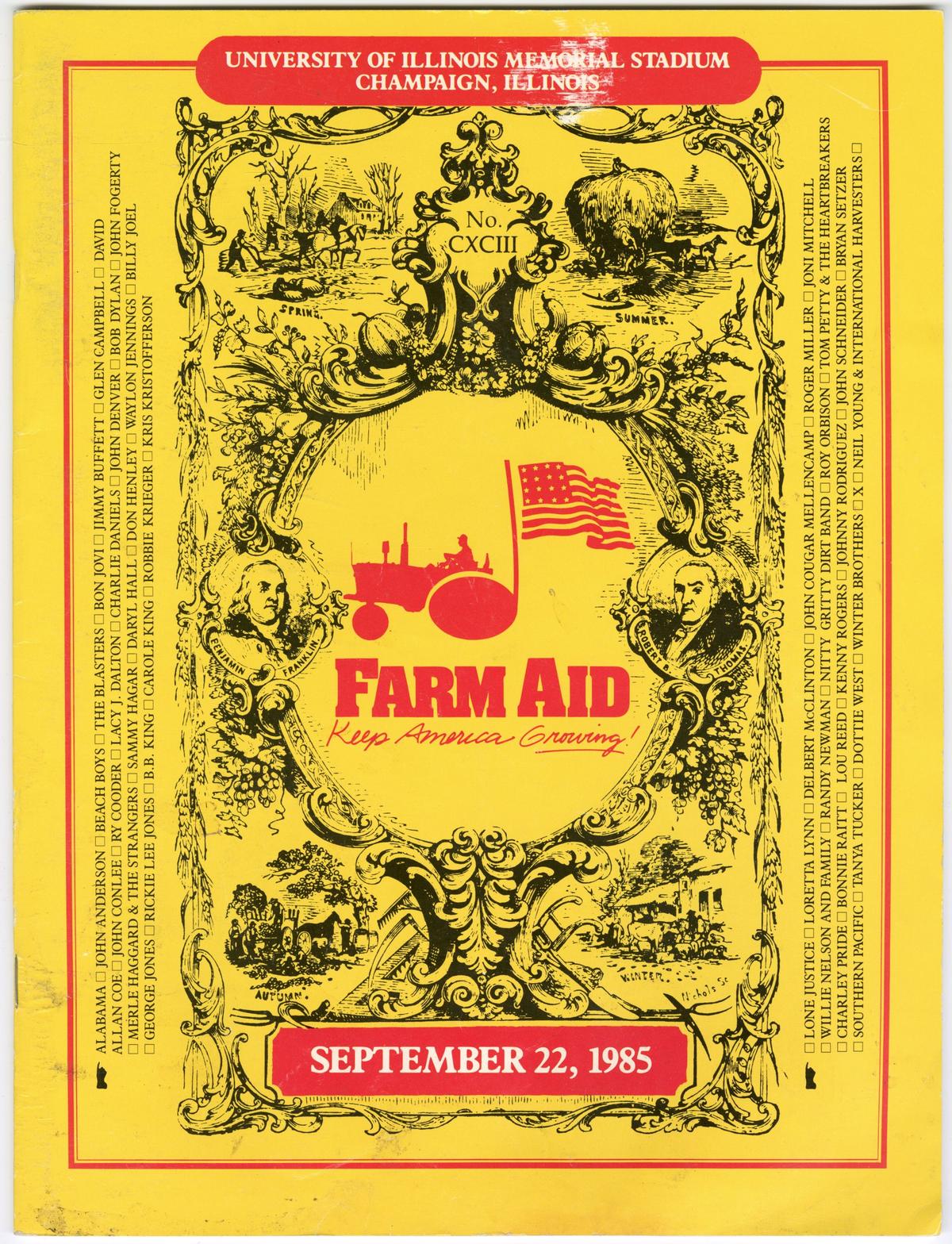 Farm Aid Concert Program | Backstage with Bon Jovi