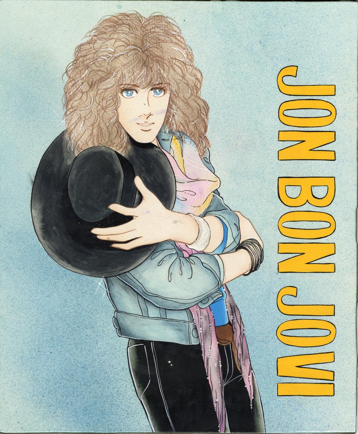 Jon Fan Drawing | Backstage with Bon Jovi