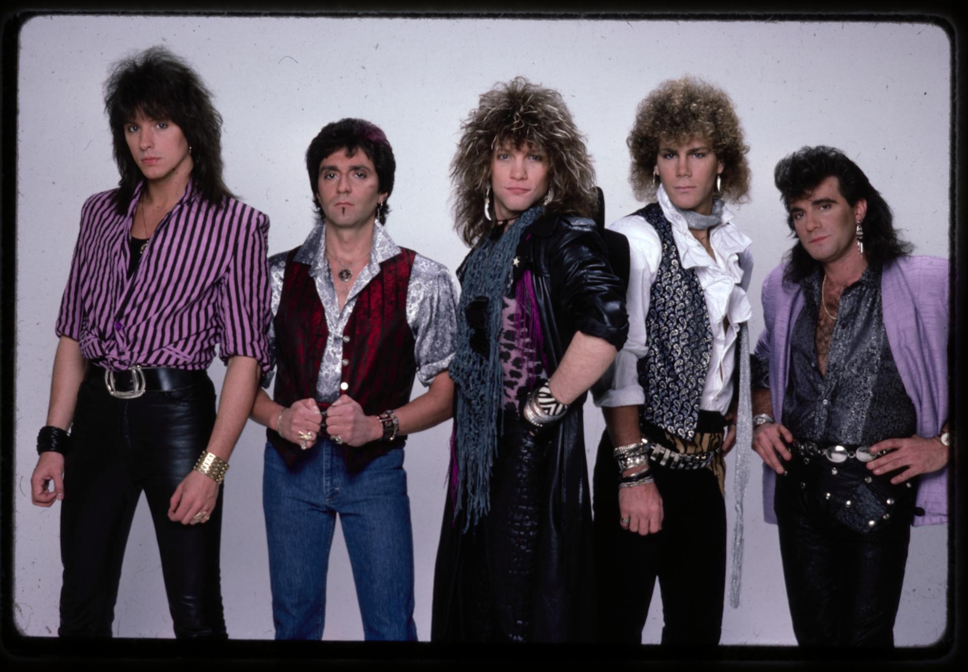 1985 Band Portrait | Backstage with Bon Jovi