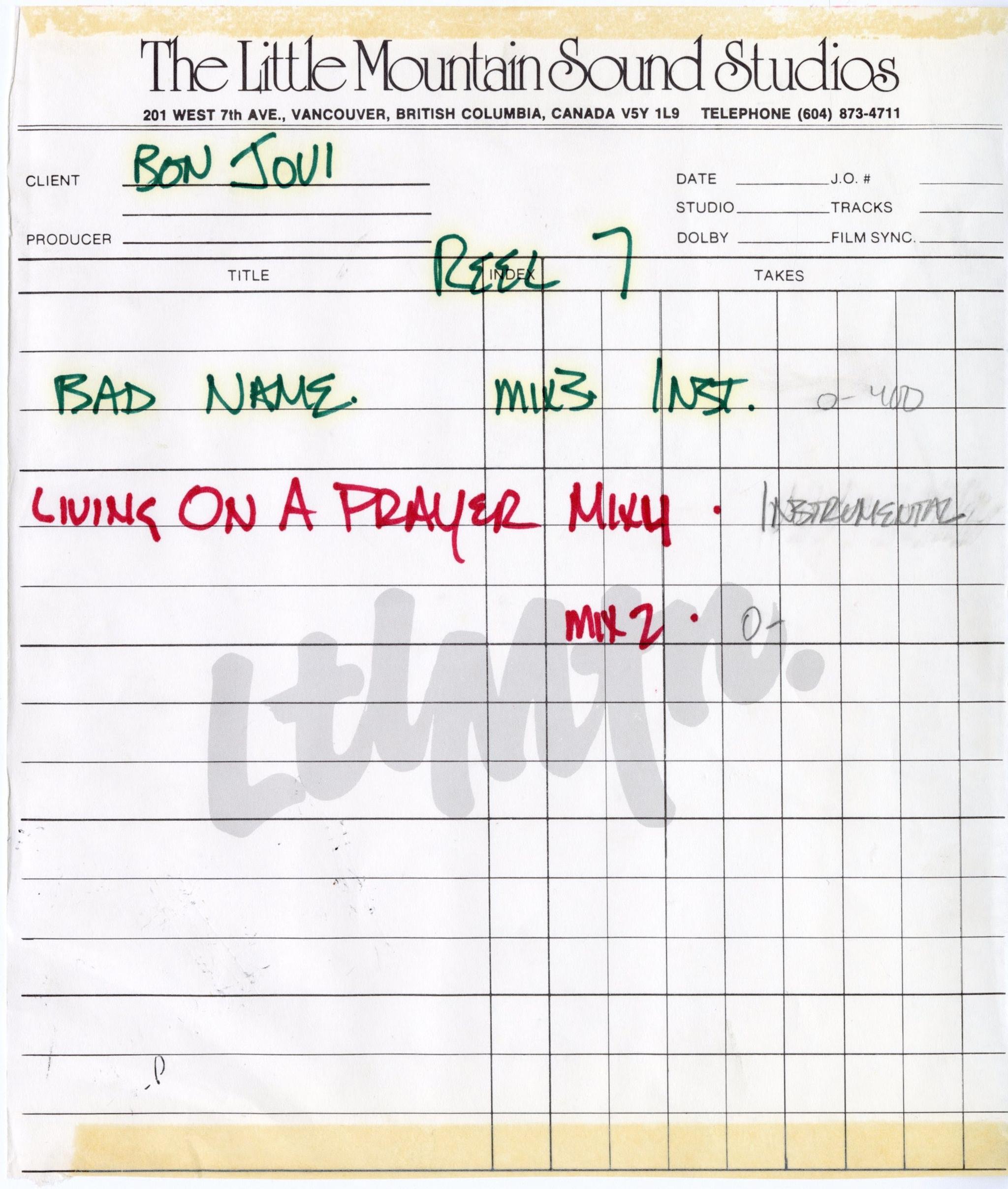 Livin' On A Prayer | Backstage with Bon Jovi