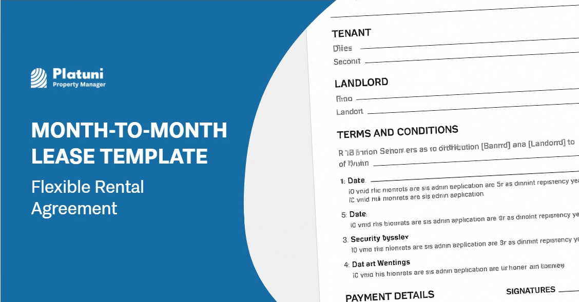 Month-to-Month Lease Template | Flexible Rental Agreement