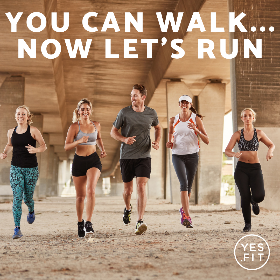 You can walk now run!