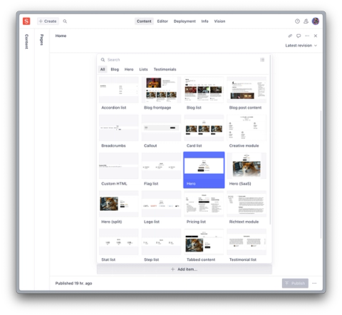 Studio Screenshots | SanityPress