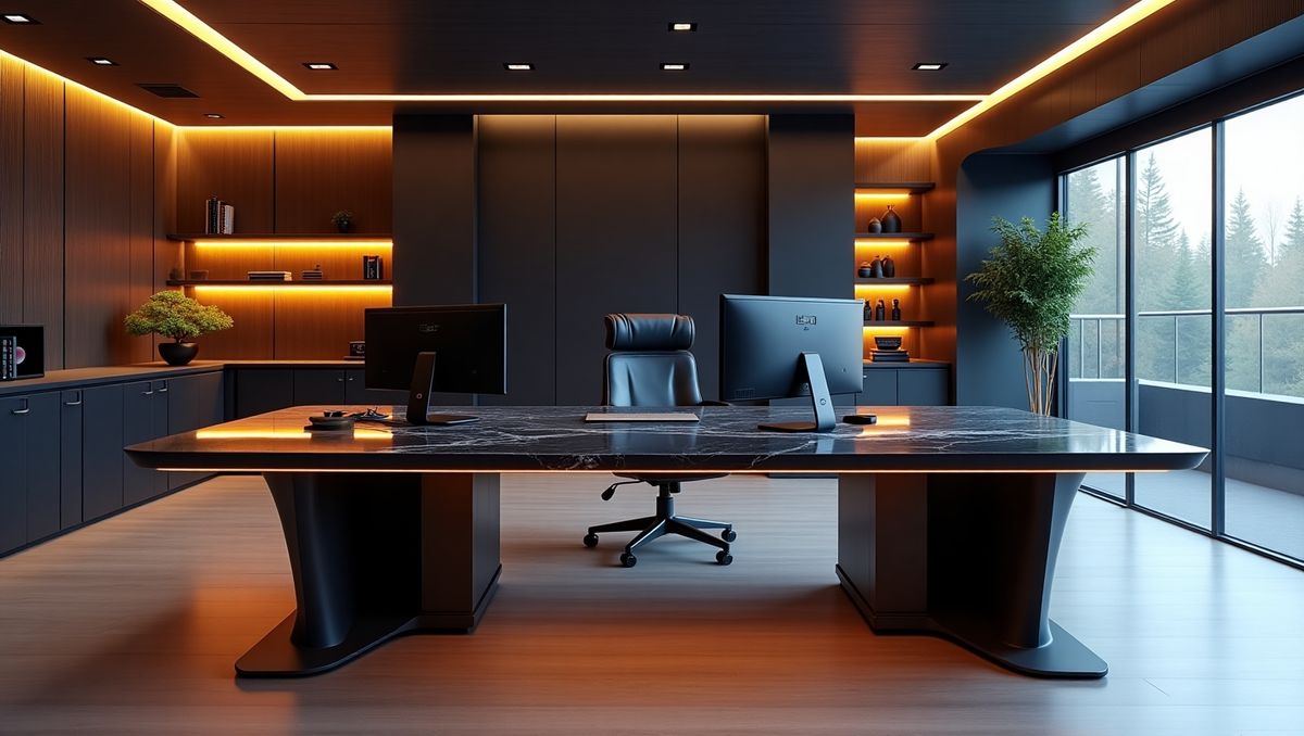Ultra-Modern Managing Director Cabin Interior Designing Concept: A ...