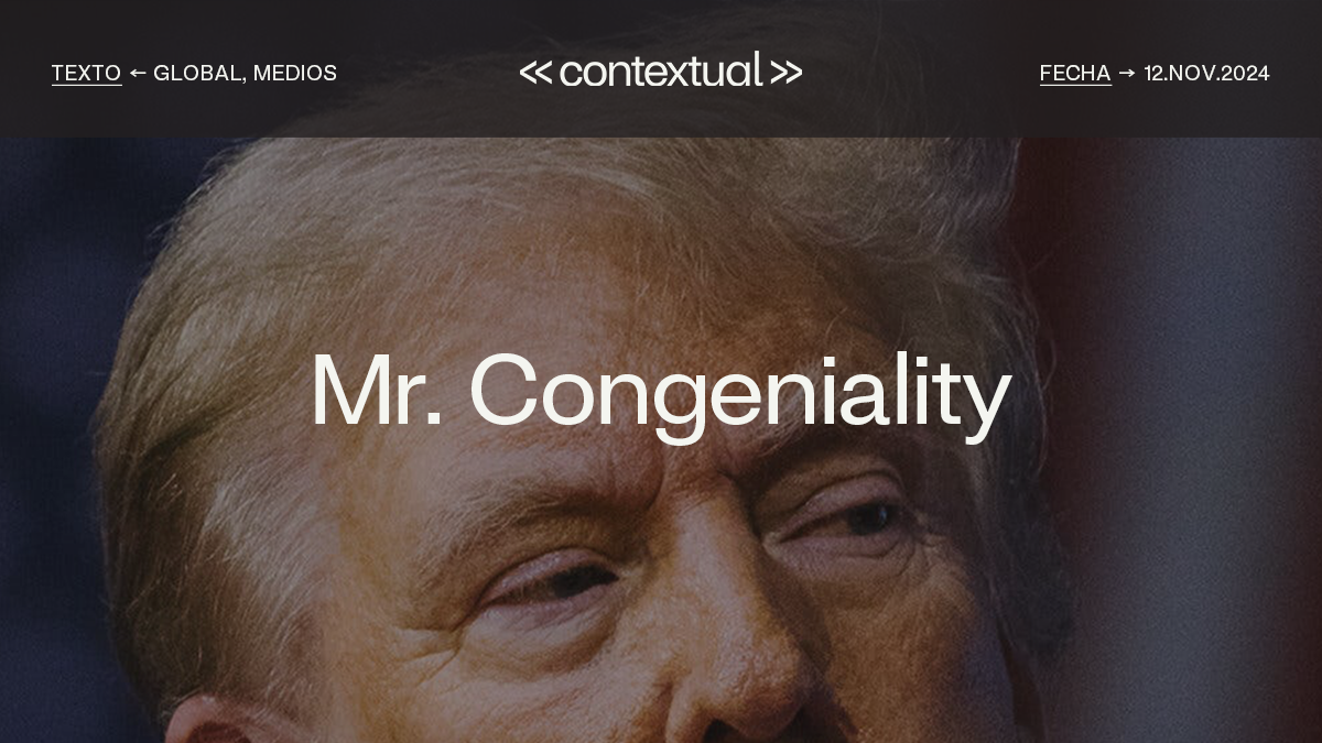 Mr. Congeniality