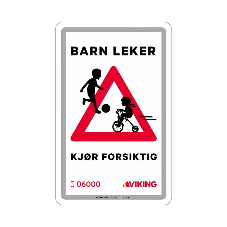 Barn leker skilt | Viking