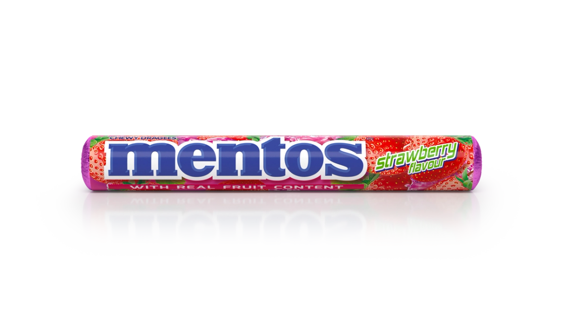 Mentos Strawberry Flavor Stick | Mentos India