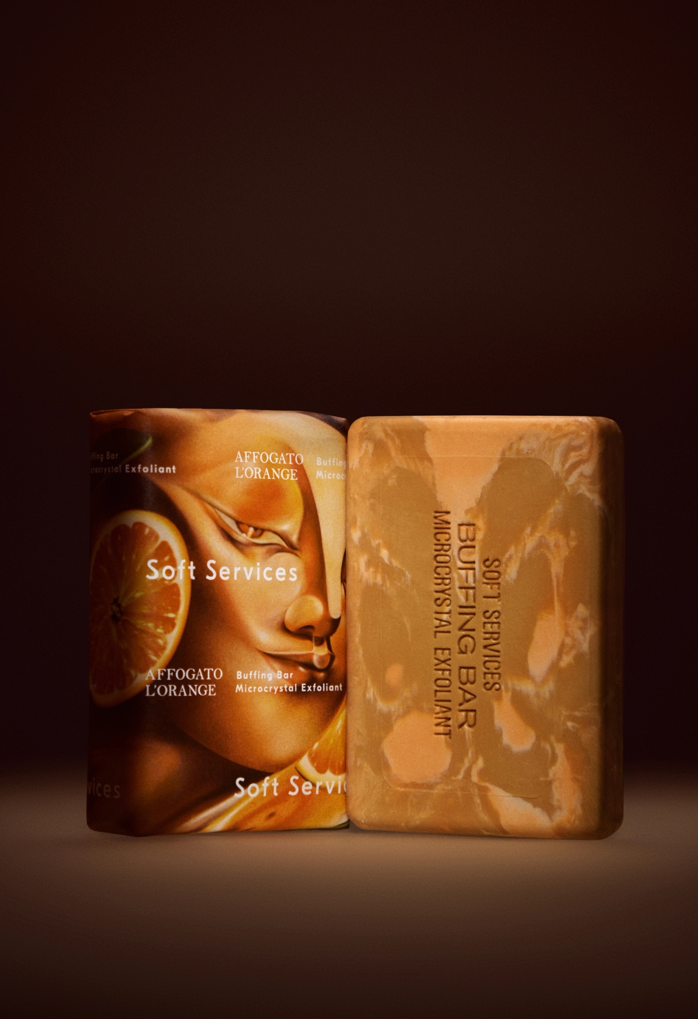 Affogato L'Orange Buffing Bar | Microcrystal Exfoliant | Soft Services ...