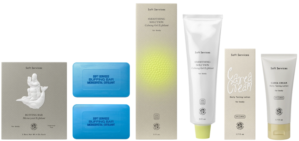 Smoothing Set | Buffing Bar, Smoothing Solution, Mini Carea Cream ...