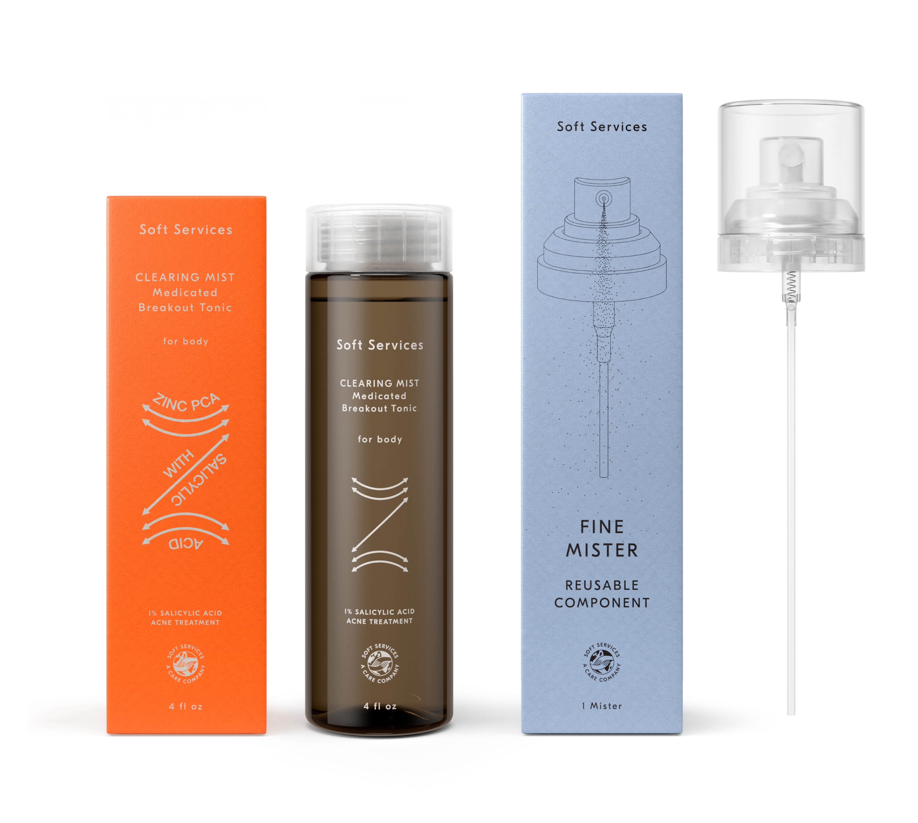 Clearing Mist | Medicated Breakout Tonic for Body | Soft Services | the ...