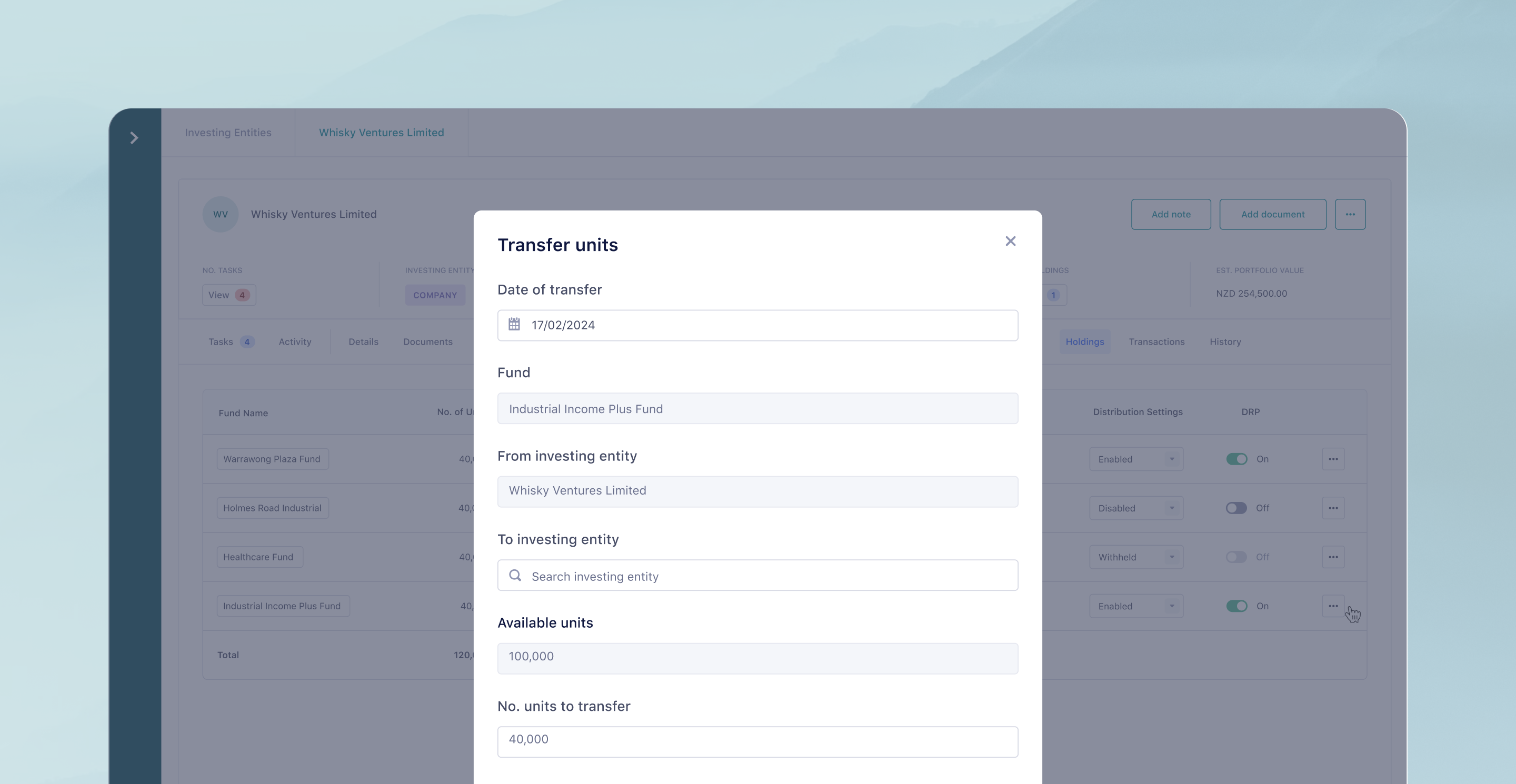 Just Released - Unit Transfers | Caruso