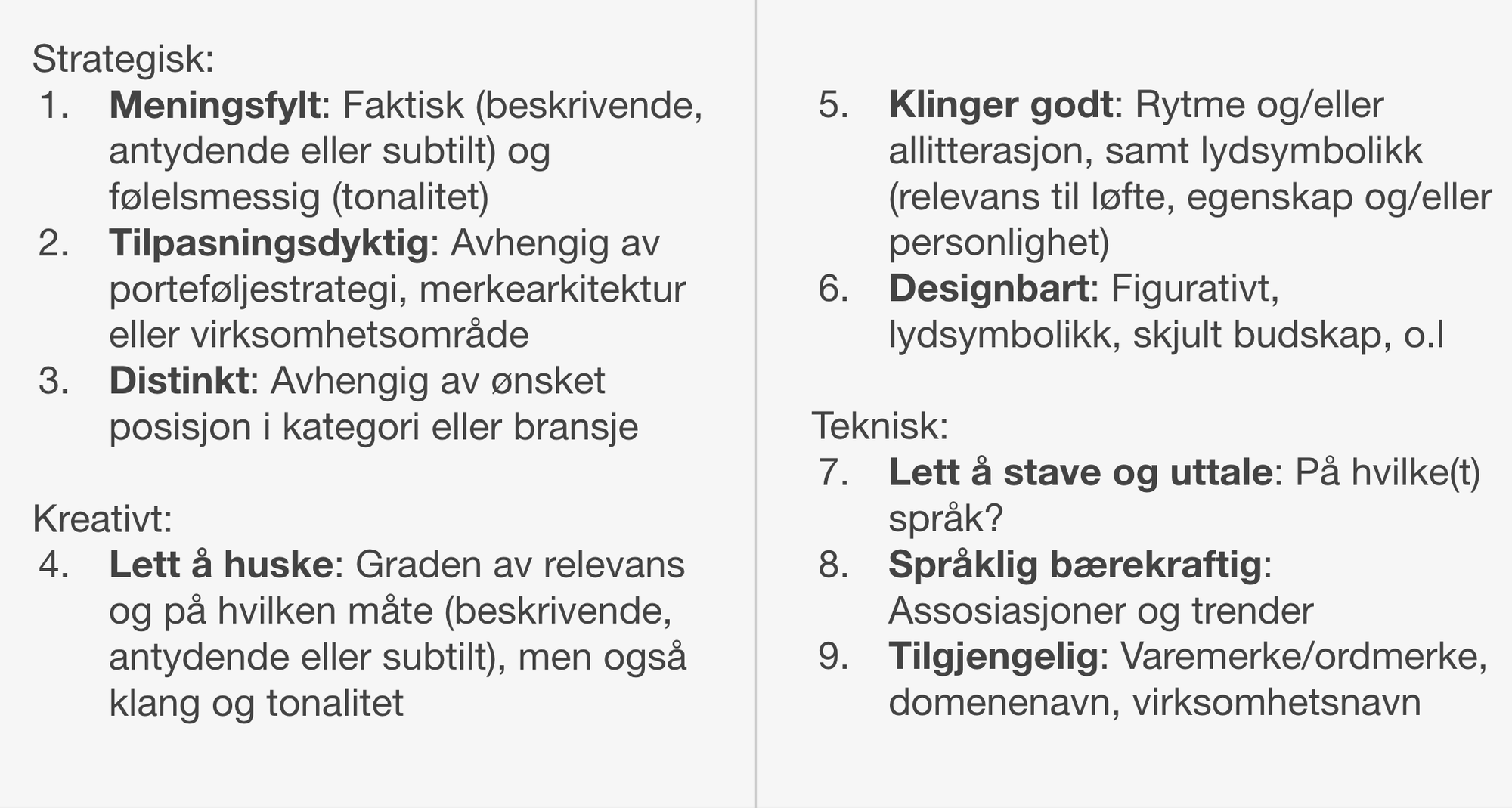 Hvordan en god navnebrif bidrar til merkevarens suksess