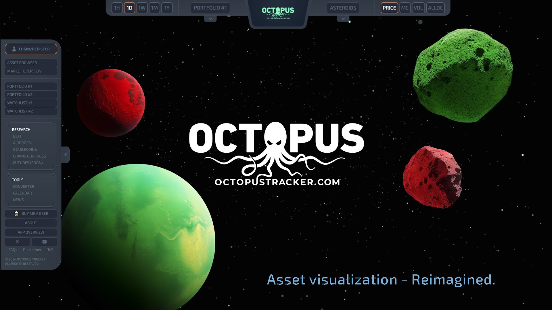 Crypto Portfolio Manager and Visualizer | OctopusTracker