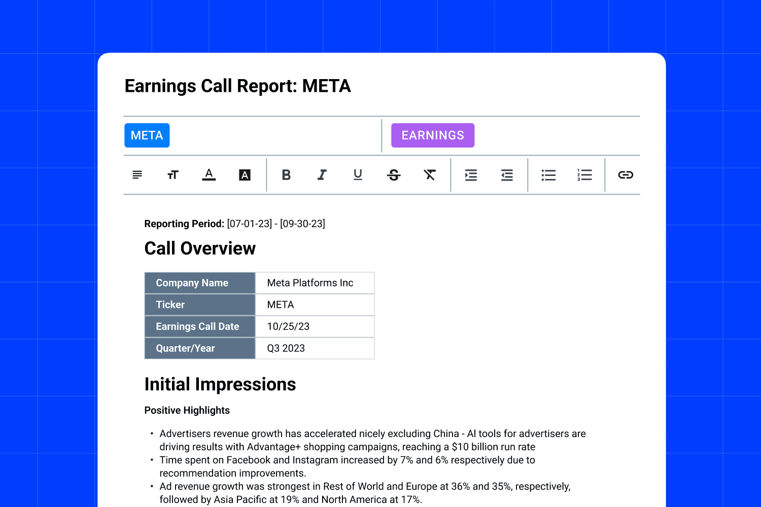 5 Competitive Intelligence Templates to Use in AlphaSense’s Notebook