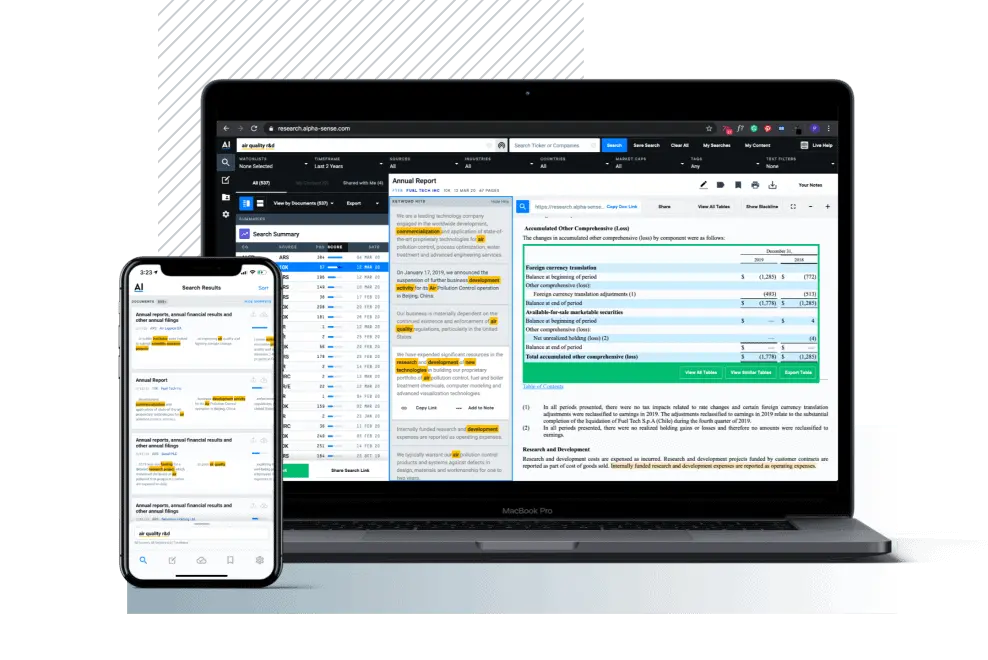 What is AlphaSense?