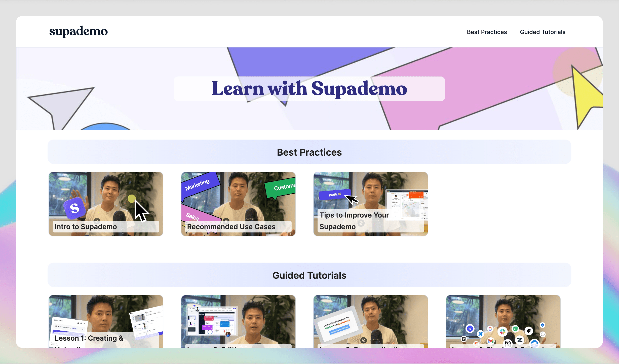 Introducing Supademo's Learning Academy | Supademo Blog