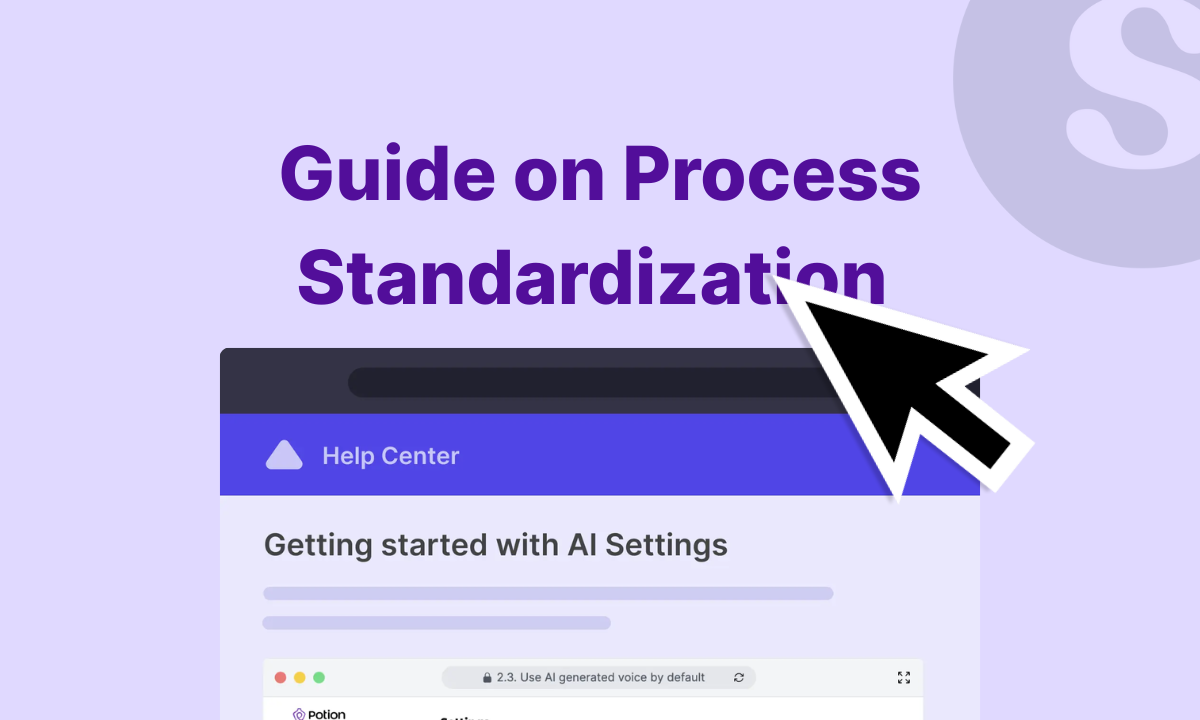 Process Standardization: A Complete Guide 2025 | Supademo Blog