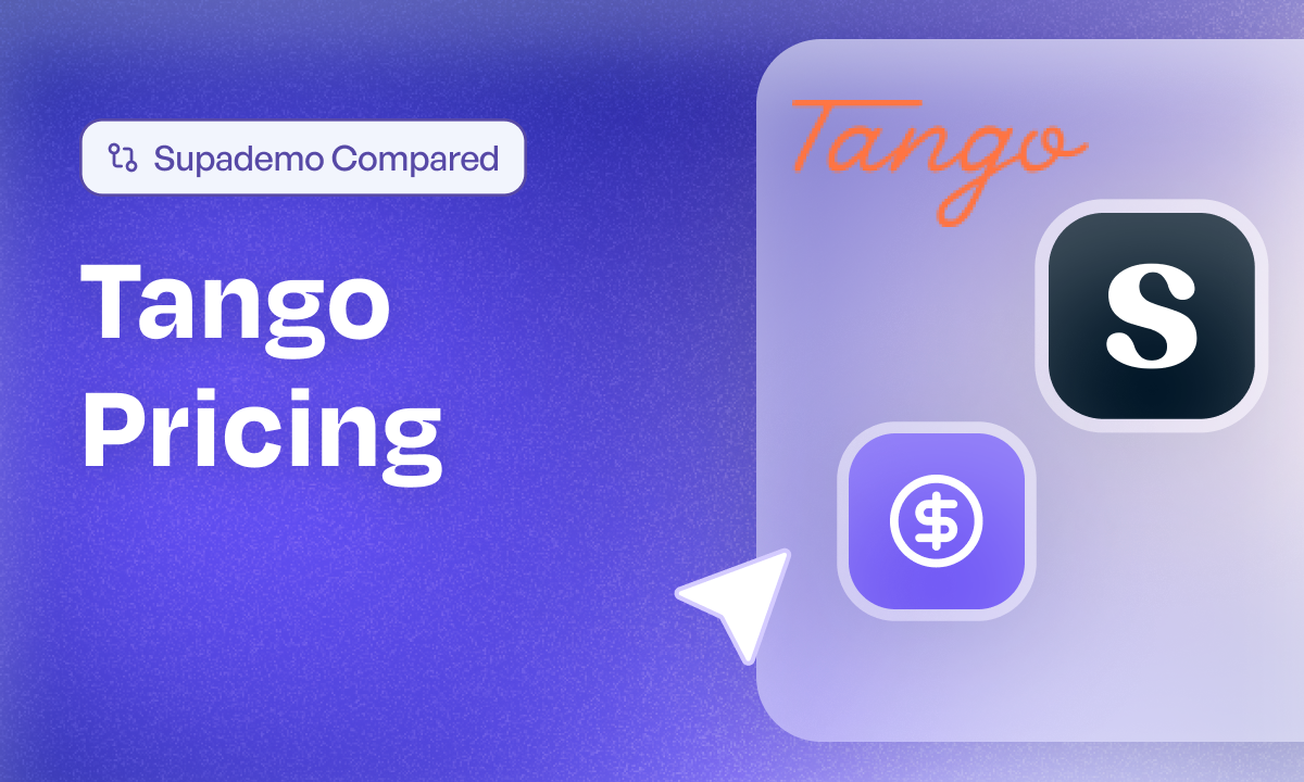 Tango Pricing (2026): Plans, Costs, and Hidden Limits | Supademo Blog