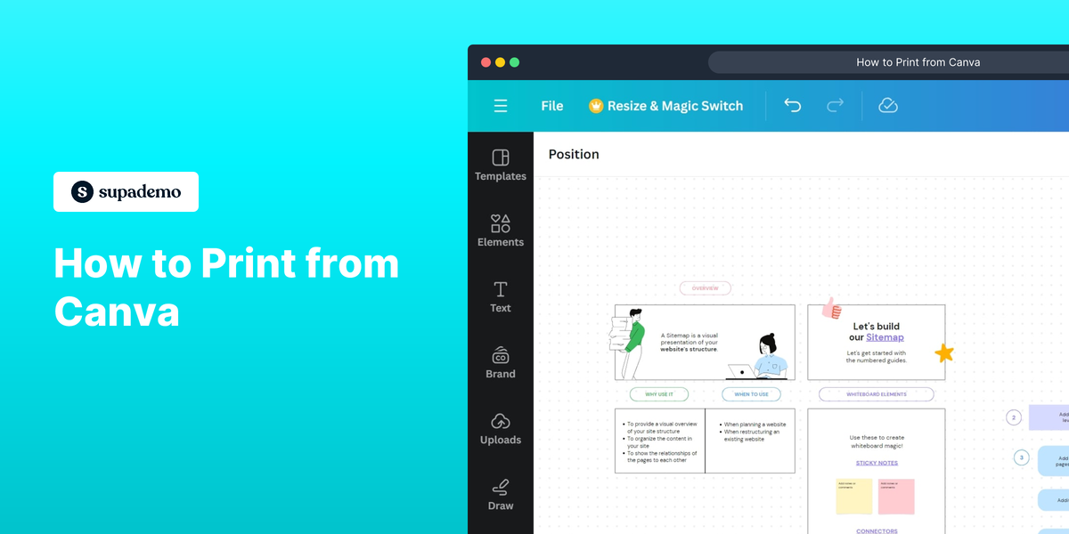 How to Print from Canva | Supademo Blog