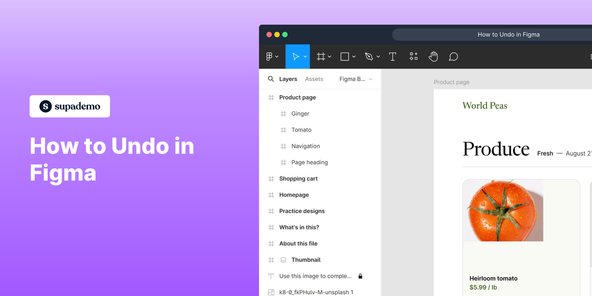 How to Undo in Figma | Supademo Blog