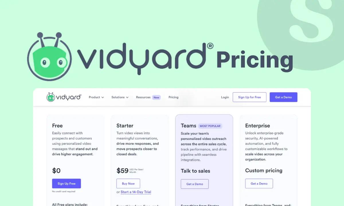 Vidyard Pricing: Full Breakdown (+ Affordable Alternative) | Supademo Blog