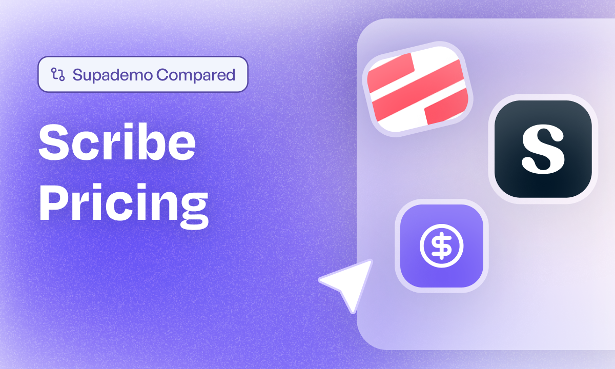 Scribe Pricing: Is It Worth The Cost? (2026 Compared) | Supademo Blog