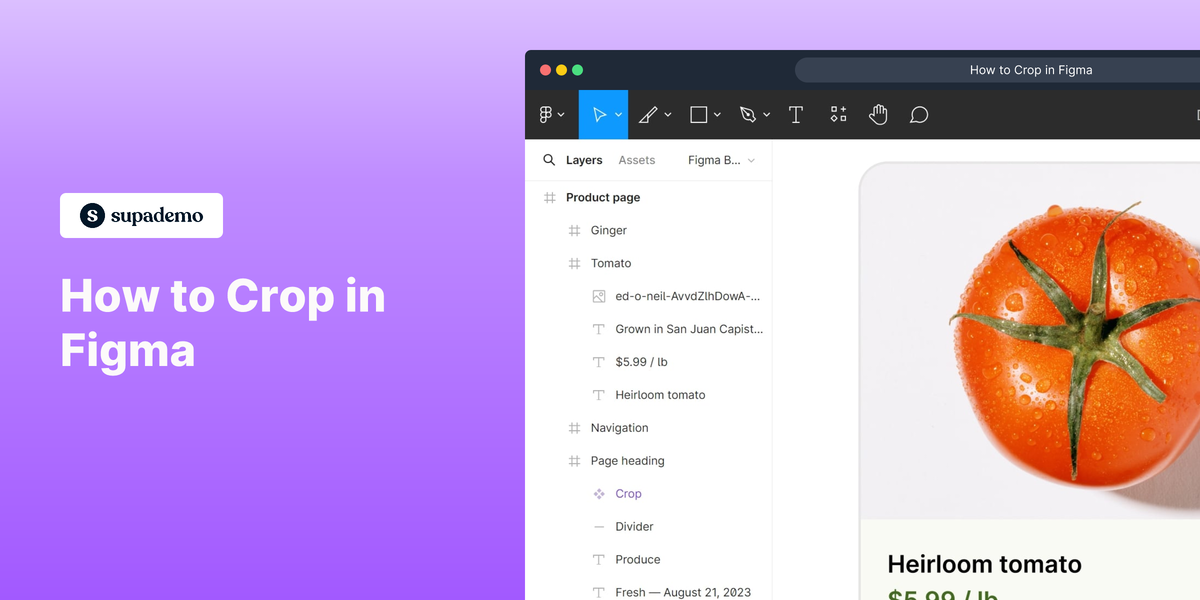 How to Crop in Figma | Supademo Blog