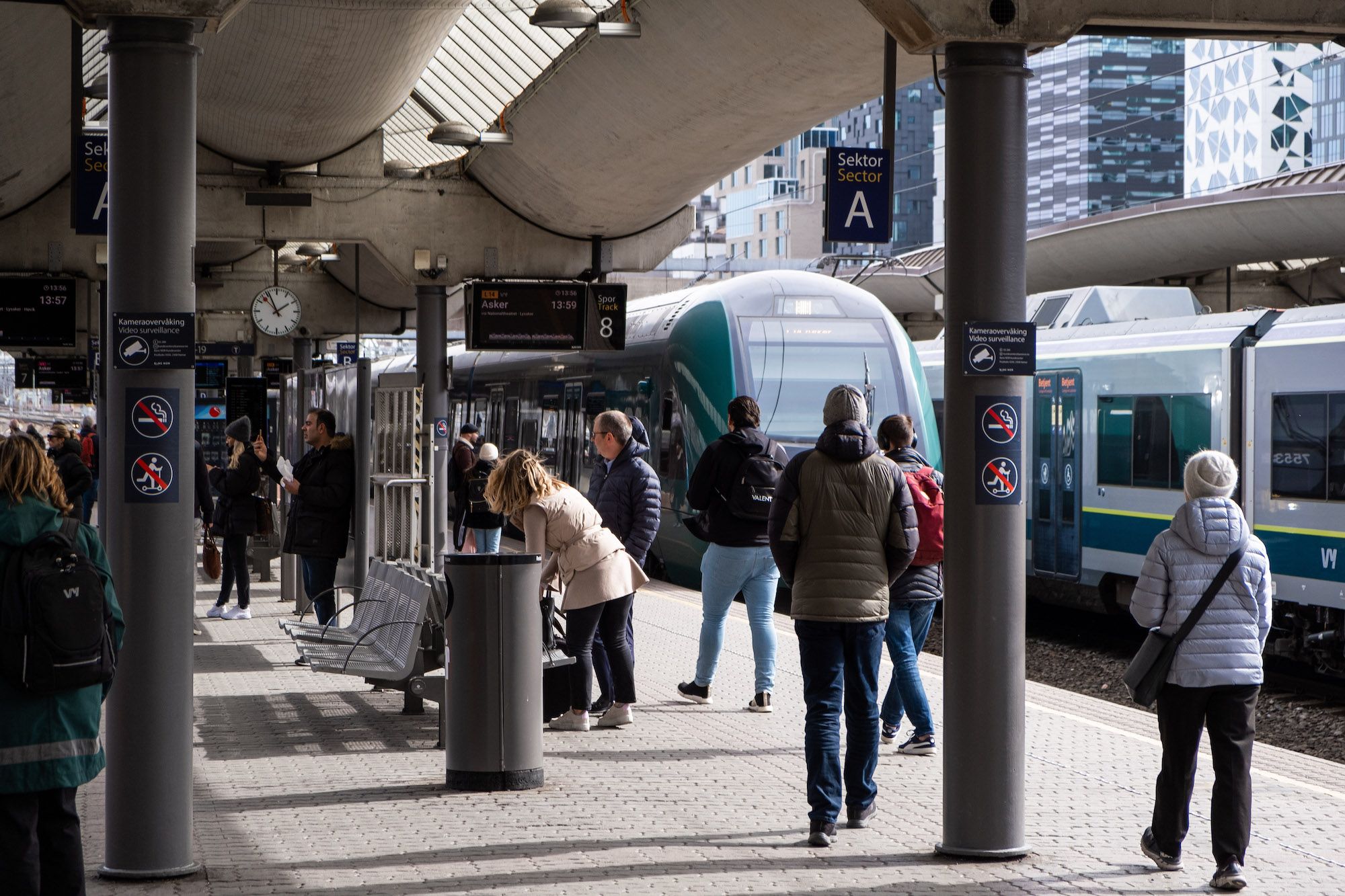 Arbeid på jernbanen i påsken – buss for tog | vy.no