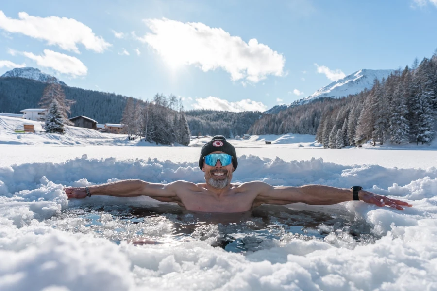 Mit Eisbaden zur Ruhe kommen