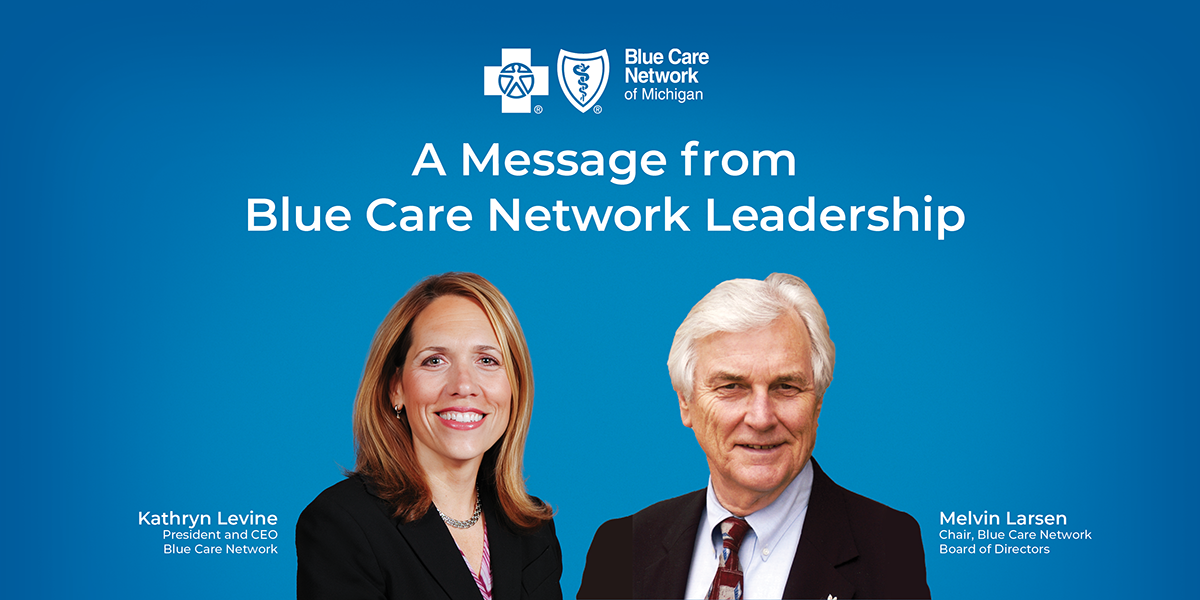 2025 Blue Care Network Annual Report: A Message from Blue Care Network ...