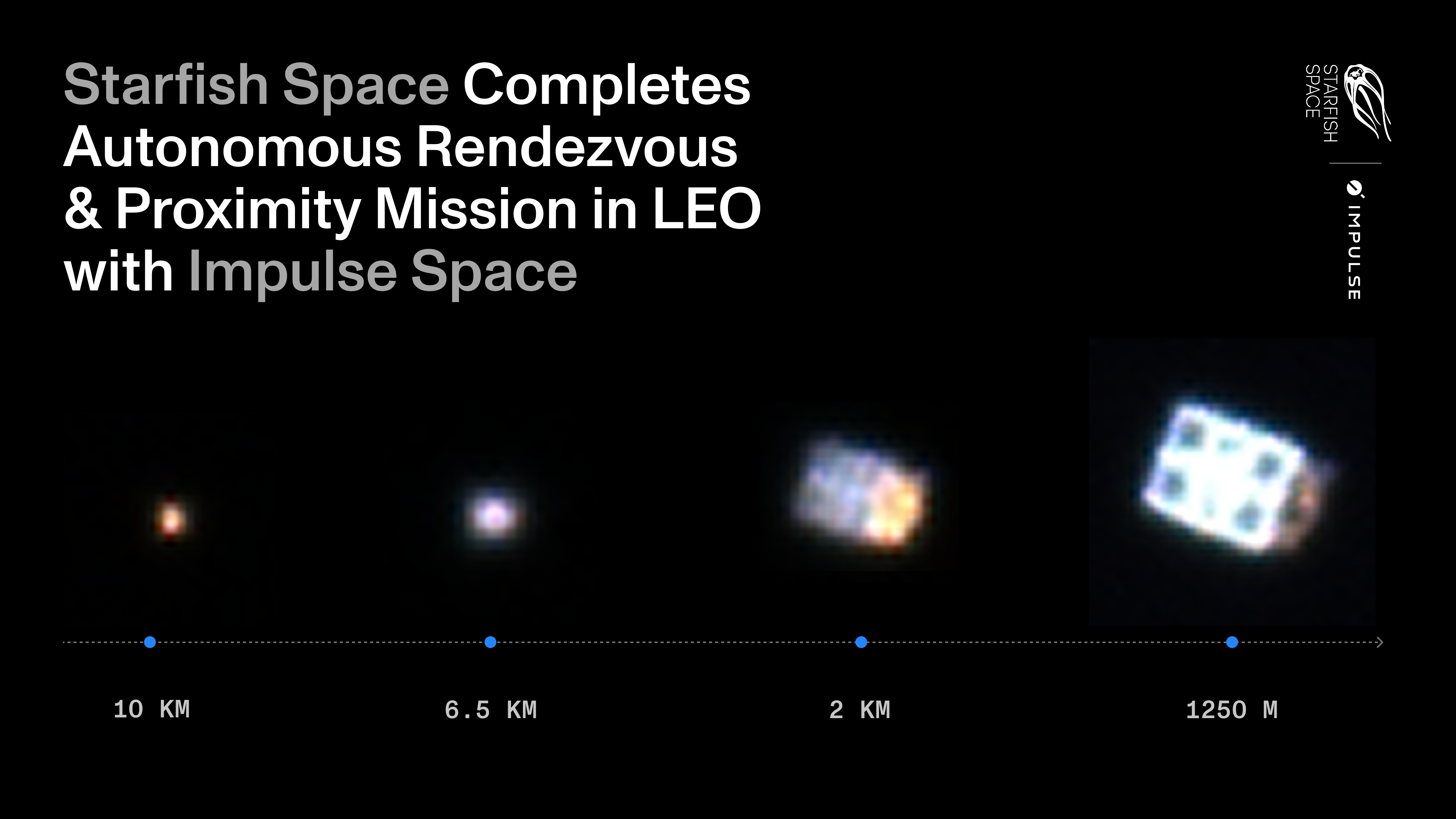Starfish Space Completes Autonomous Rendezvous and Proximity Mission in ...
