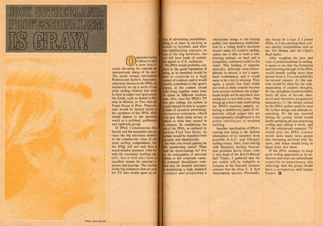 Jock Sutherland weighs the pros and cons of IPSA, 1969 | Encyclopedia ...